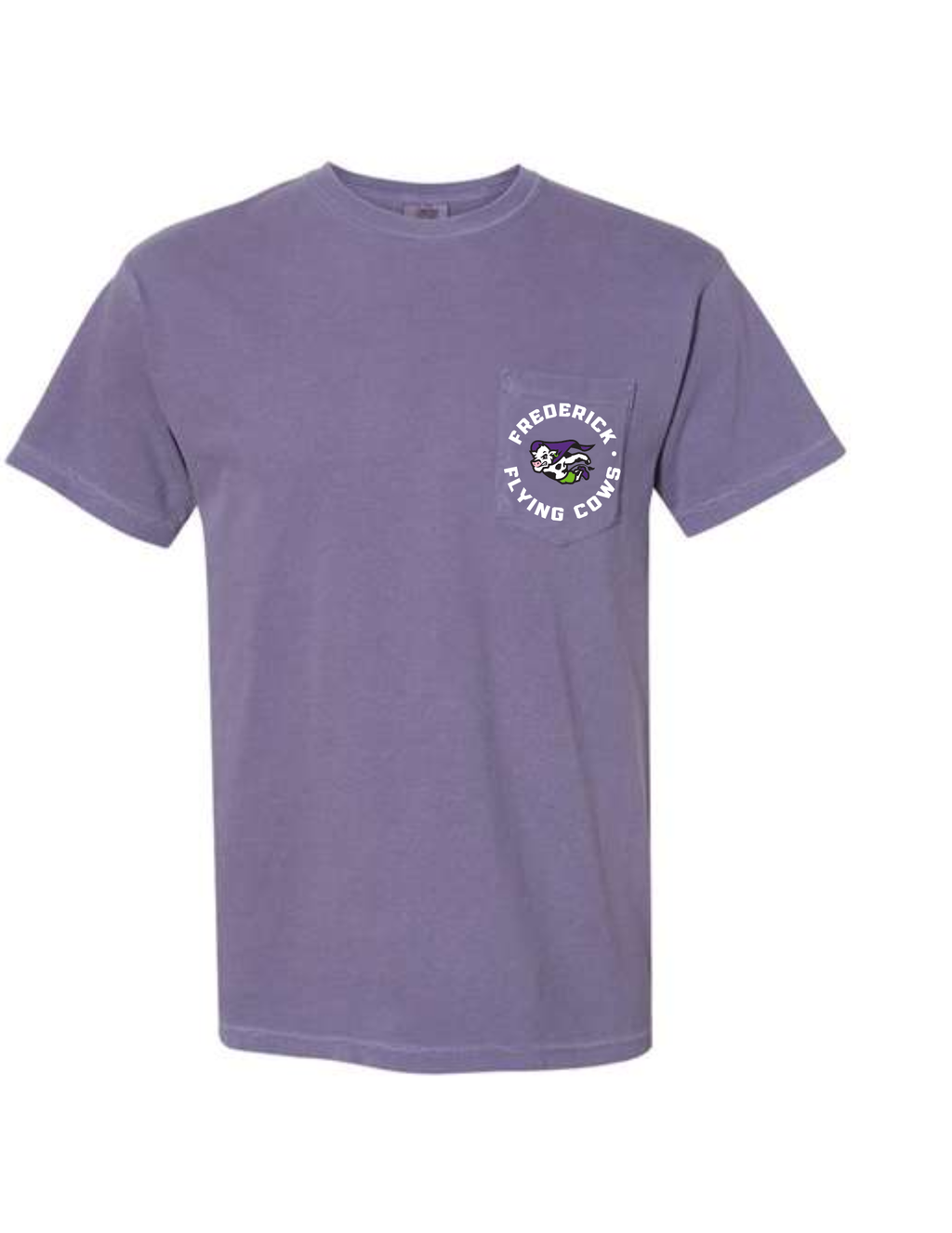 Flying Cows Graphic Pocket T-Shirt – Frederick Flying Cows